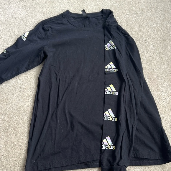 adidas | Tops | Adidas Long Sleeve Logo Top | Poshmark